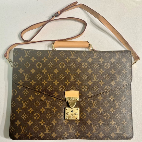 Louis Vuitton | Bags | Vintage Louis Vuitton Monogram Briefcase | Poshmark